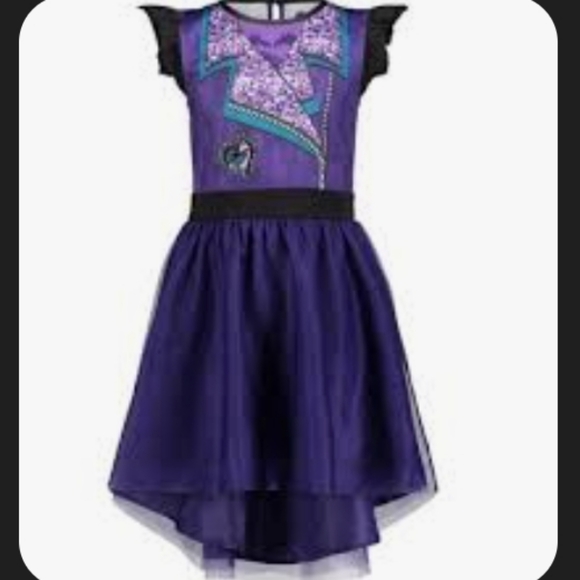 Disney | Costumes | Cosplay 3pc Mal Descendants 2 3 Costume Dress And ...